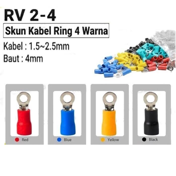 SKUN KABEL RING O RV 2-4 kabel 1.5-2.5mm Baut 4mm - Shop | Tokopedia