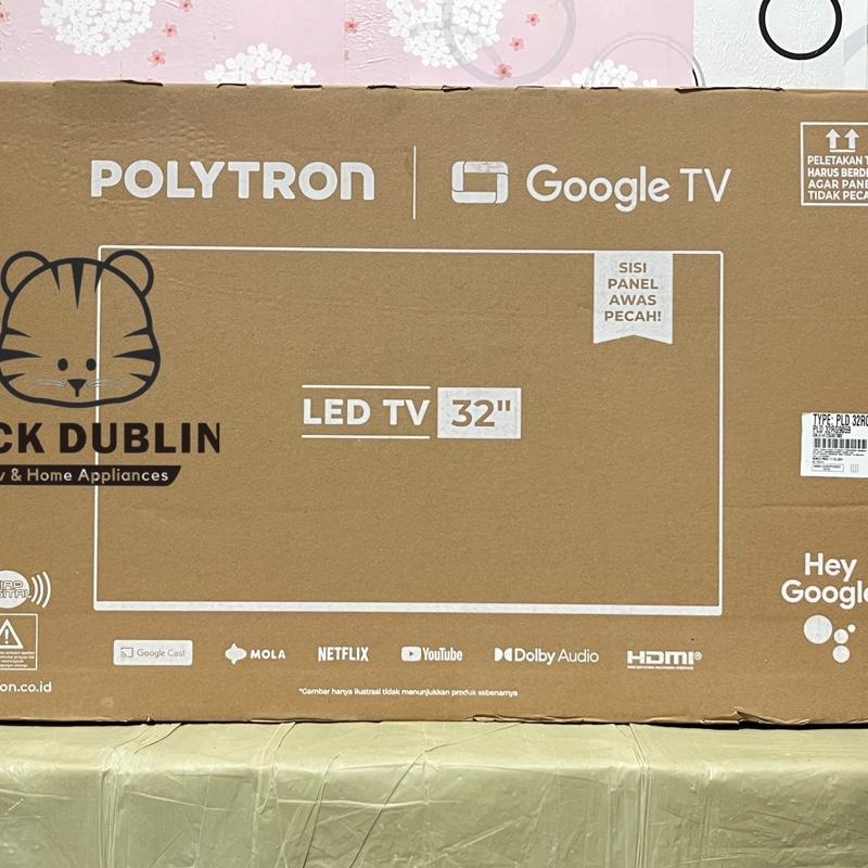 Polytron TV LED 32 Inch PLD 32RG9059 32RG GOOGLE TV Android Smart TV ...