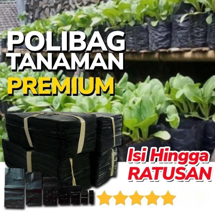 Plastik Pelastik Polibag Polybag Polibeg Polybeg Tanaman Hitam 500gram ...