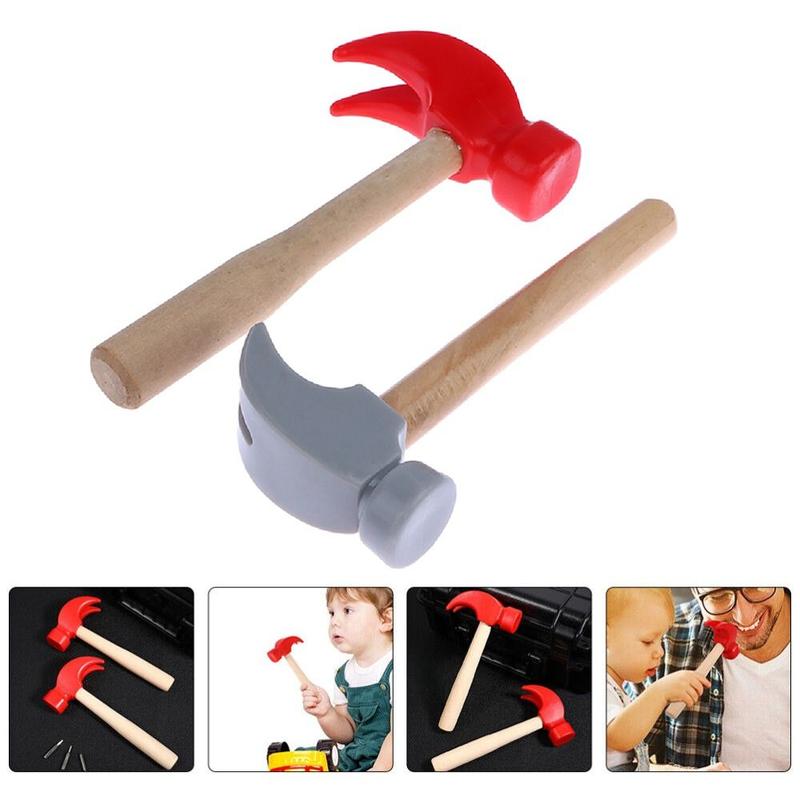 Baby Wooden Knocking Toys Claw Hammer Toy Children Hammer Simulation ...
