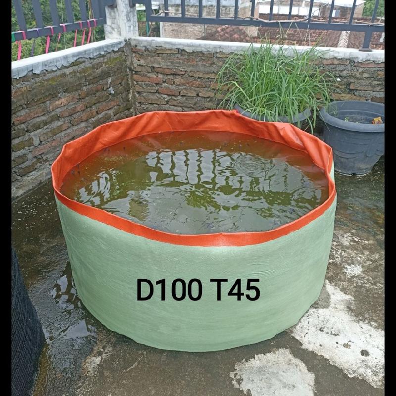 Kolam Terpal Karpet Talang D100 T45 Bahan A20 Korea Praktis Langsung ...