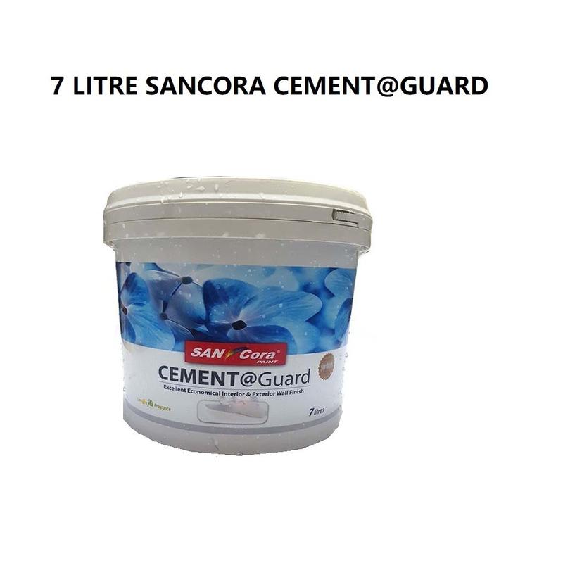 7 Litre Sancora Cement@Guard Paint Interior & Exterior Wall / Cat Rumah ...