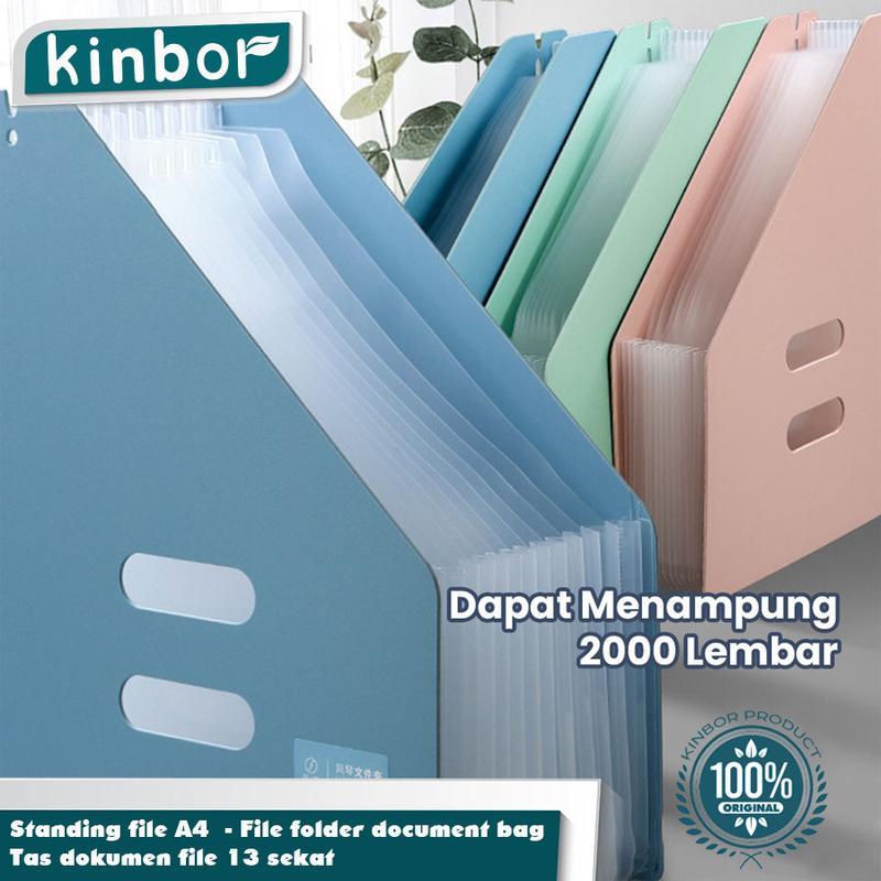 Standing file A4/ File folder document bag/ Tas dokumen file - Shop | Tokopedia