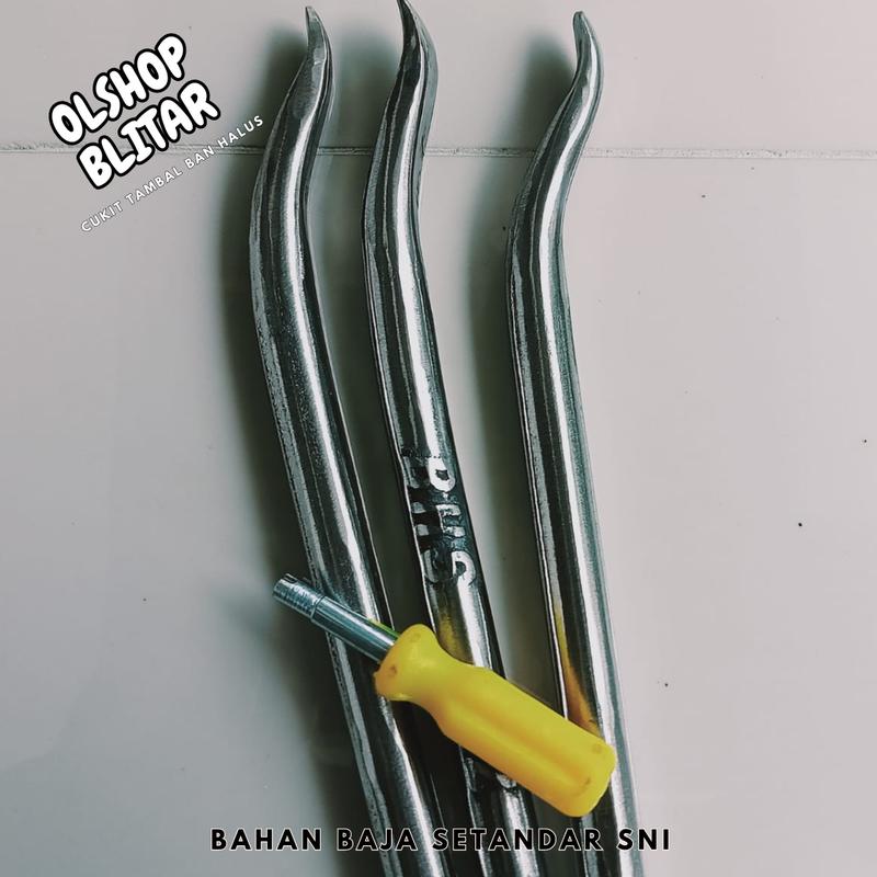 Paket Cukit Ban Motor 3in1 Sangat Halus Dan Kuat, Ukuran 12 Panjang ...