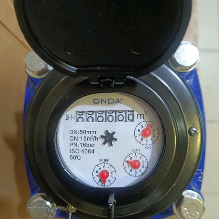 Jual Water Meter Meteran Air Merk ONDA 2 Inch DN50MM + Tera&Kalibrasi ...