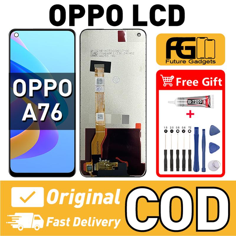 LCD For OPPO A76 4G Compatible For ORIGINAL LCD Skrin Touch Screen ...