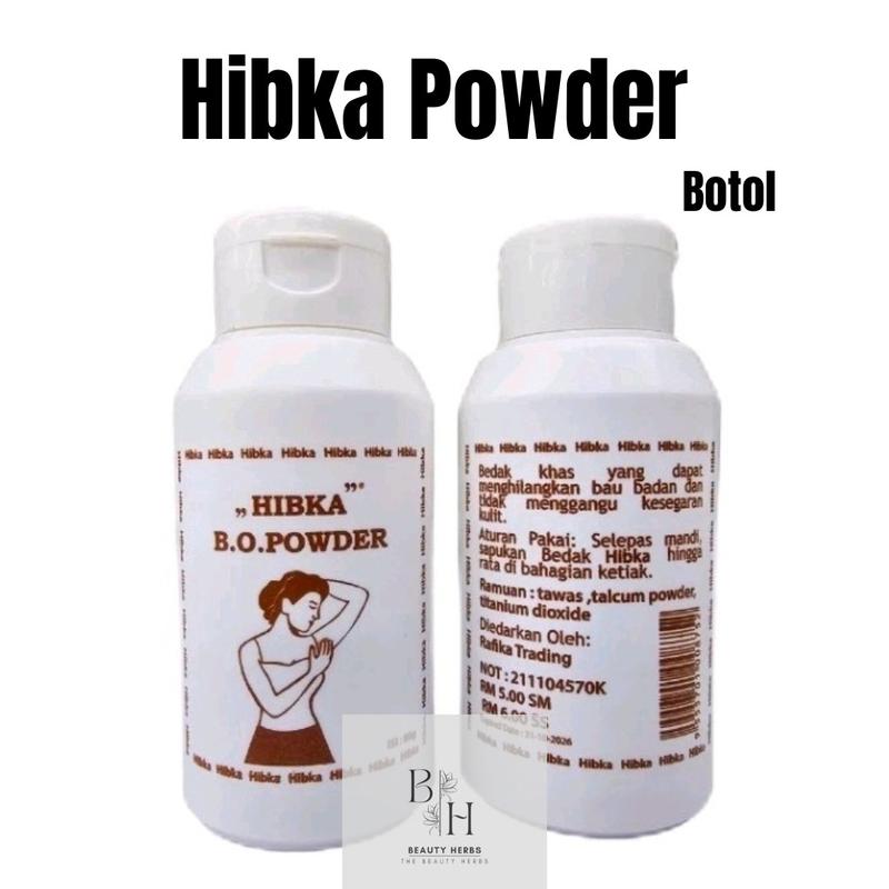 Hibka Powder Botol - Bedak wangi ketiak - TikTok Shop Malaysia