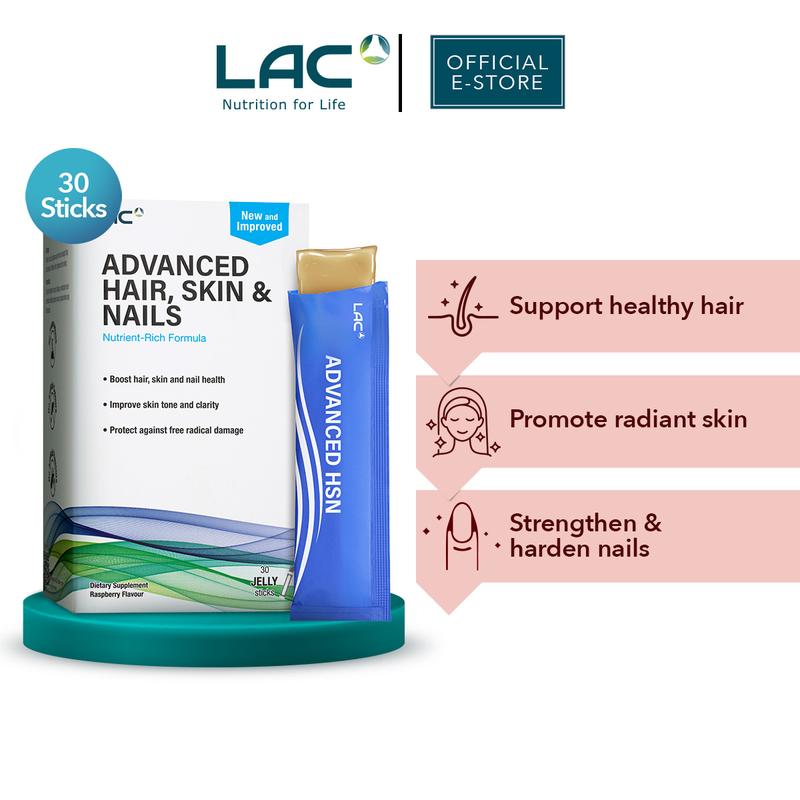 LAC Advanced Hair, Skin & Nails Formula (30 jelly sticks) - jelly ...