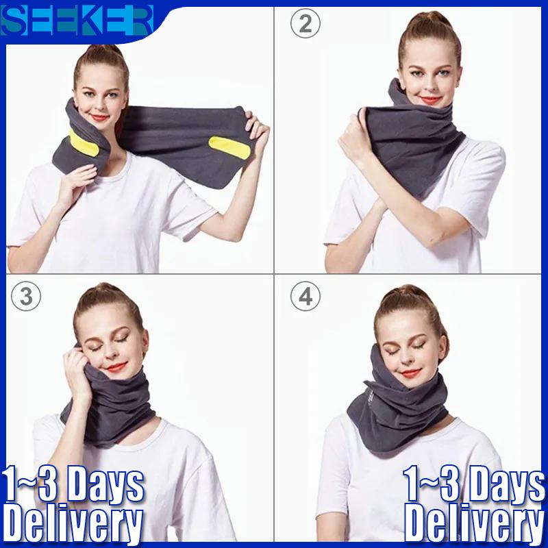 SG Fast Delivery Travel pillow, super soft neck support, airplane ...