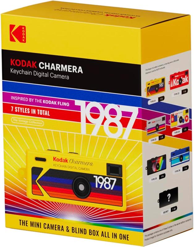 KODAK CHARMERA Keychain Digital Camera Blind Box Single Box (1PC ...