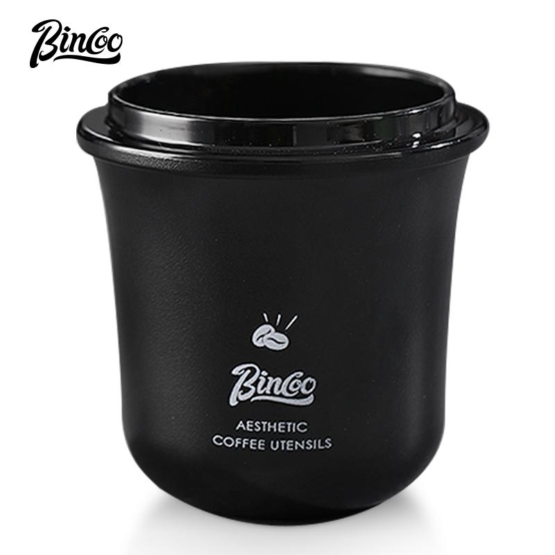 BINCOO Coffee Powder Receiving Cup Black Italian Bean Weighing - TikTok ...