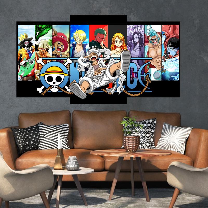 Hiasan Dinding One Piece Kru Luffy Poster Anime - Shop | Tokopedia