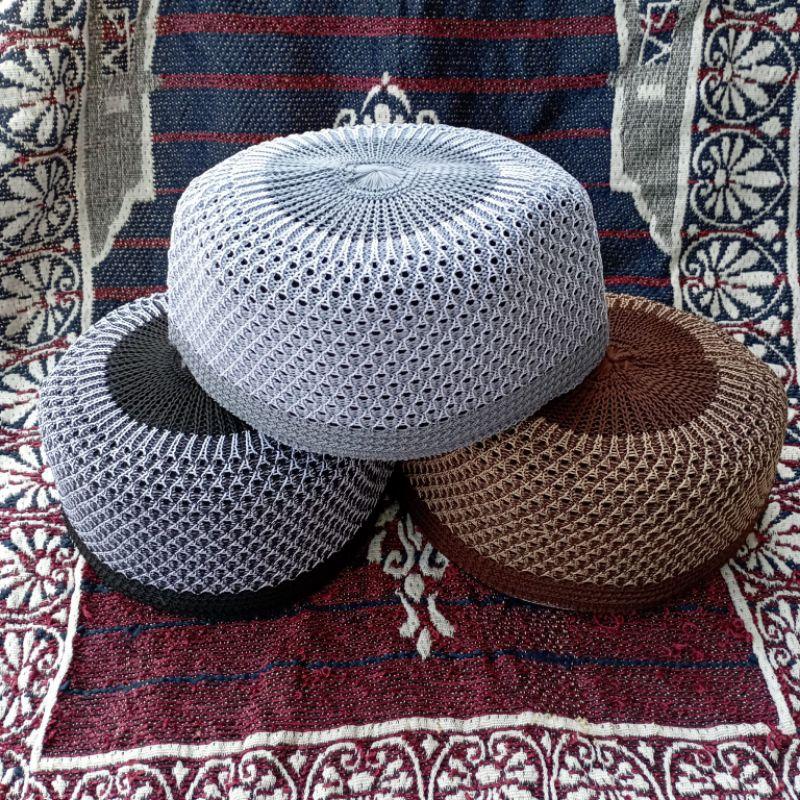 PECI RAJUT KOPEAH OVAL PECI RAJUT TEGAK peci rajut dewasa murah - Shop ...