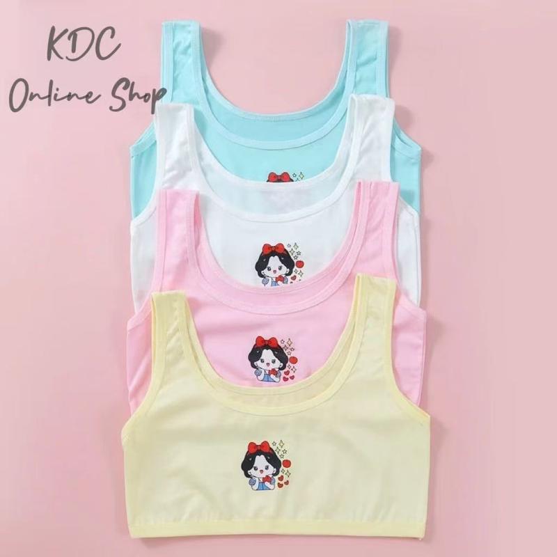 KDC Baby Bra Girl's Sando Bra Cotton Underwear Snow White 8-12yrs ...
