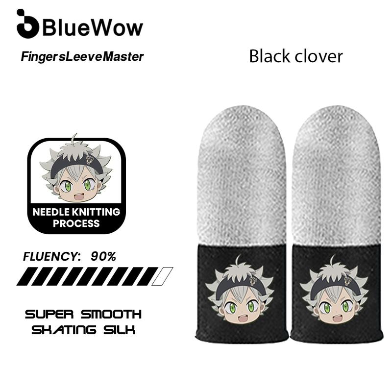 {COD}Bluewow black clover Finger Cover Gaming Thumb Gloves For - TikTok ...