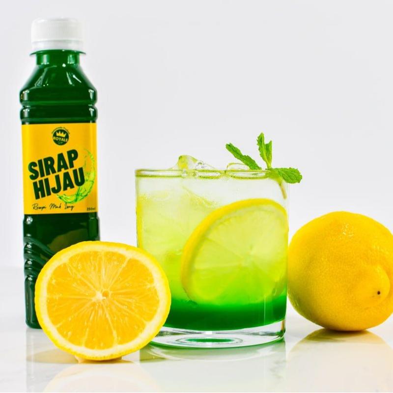 botol kecik (250ml) SIRAP HIJAU ROYALE - TikTok Shop Malaysia
