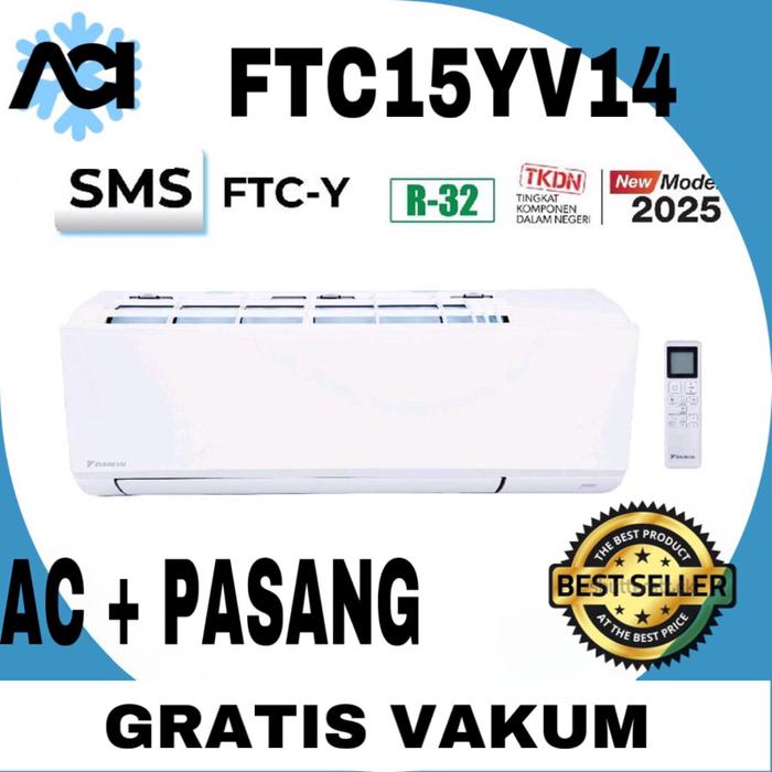 Jual AC DAIKIN FTC 15 YV14 1/2 PK STANDARD - Jakarta Barat - AUTO COOL ...
