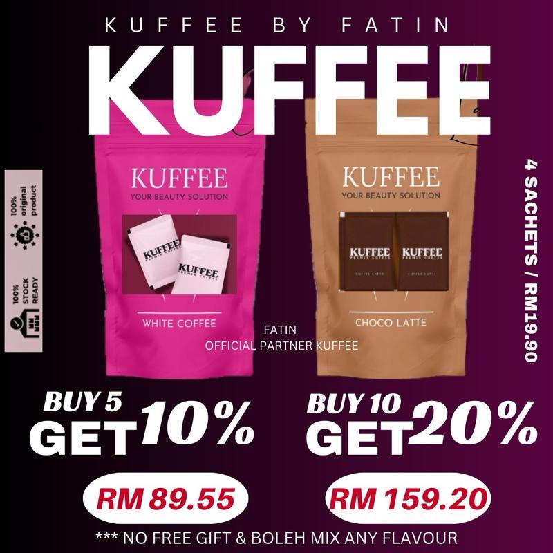 KUFFEE WHITE COFFEE & CHOCO LATTE Minuman - TikTok Shop Malaysia