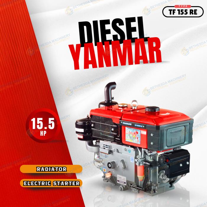 Jual YANMAR TF 155 RE Diesel engine penggerak 15.5 Hp electric radiator ...