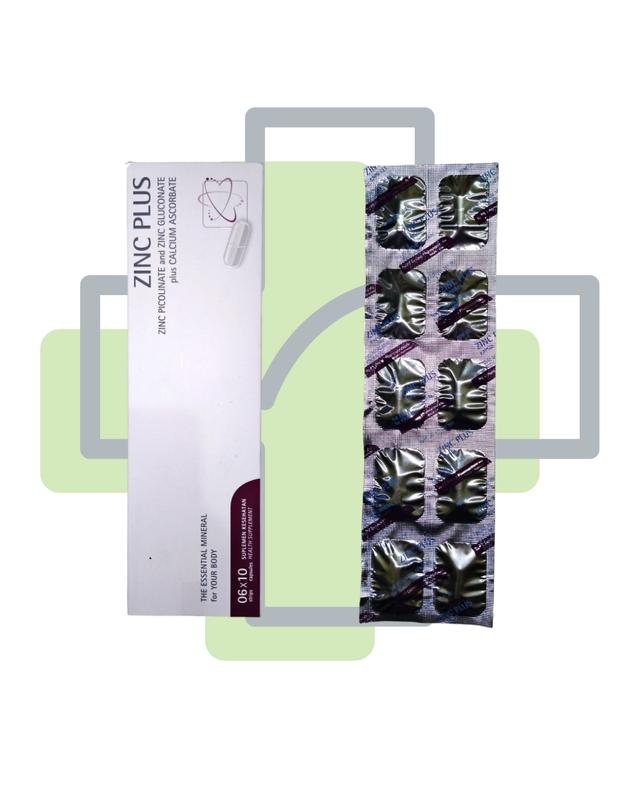 ZINC PLUS - Suplemen Imunitas dan Kulit 6 strip 10 kapsul - Shop ...