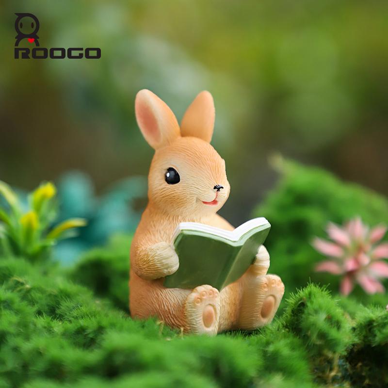 Roogo Resin Ornament Cute Animals Original Design Lightweigh - TikTok ...