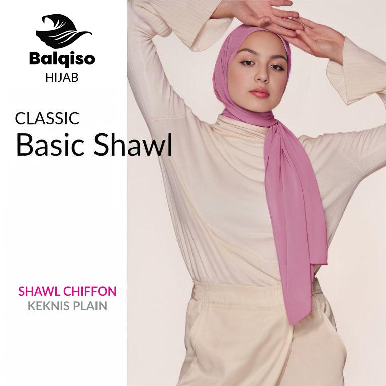 Selendang Sifon Lembut, Balqiso， Model yang diperpanjang, 2025 baru ...