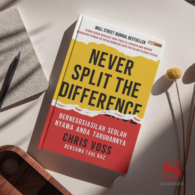 Never Split the Difference (Bernegosiasilah Seolah Nyawa And - Shop | Tokopedia