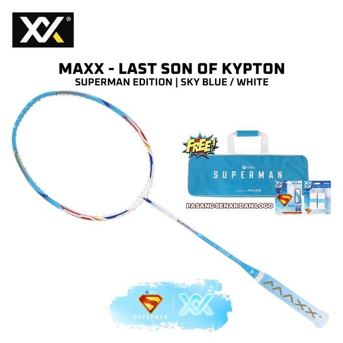 Jual MAXX Last Son of Krypton Superman Edition Raket Badminton ...