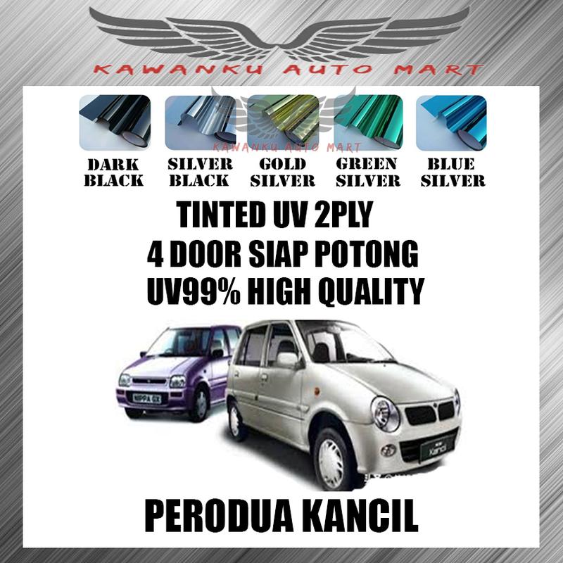 Perodua Kancil 2Ply UV99% Tinted Kereta/Car Window Tinted 4Door Siap ...