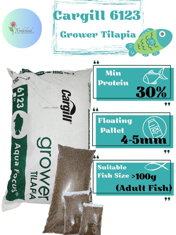 [REPACK 500G/1KG] Cargill Grower 6123 Pellet Ikan Premium Tilapia ...