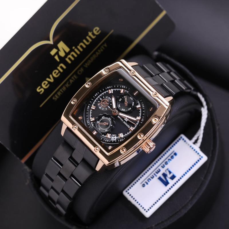 SEVEN MINUTE M752 Jam Tangan Wanita Tali Stainless Steel Original ...