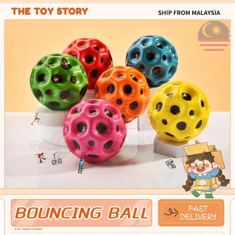 High Resilience Hole Ball Moon Shape Bright Color Anti Falling - TikTok ...