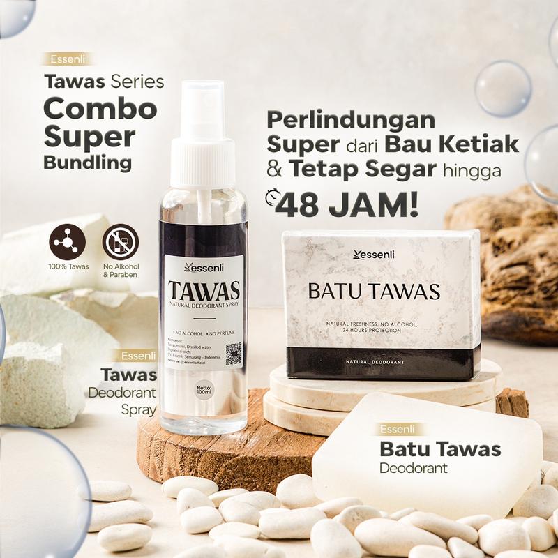 Paket Combo Super Anti Bau Badan / Tawas Spray dan Batu Tawas - Shop ...