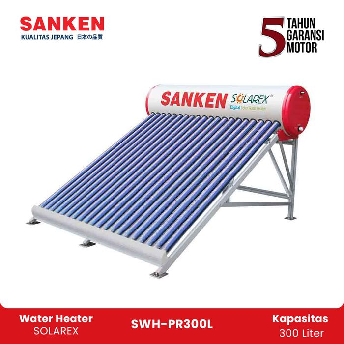 Promo Sanken Solar Water Heater SWH-PR300L Kapasitas 300L Solarex Cicil ...