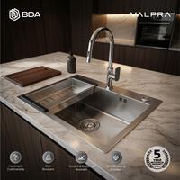 Promo Valpra Kitchen Sink Stainless Wastafel Bak Tempat Cuci Piring ...