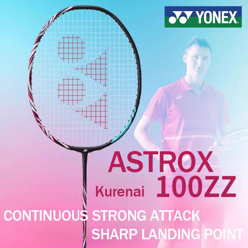 YONEX badminton racket tunggal yy serat karbon 100ZZ unisex Sports ...