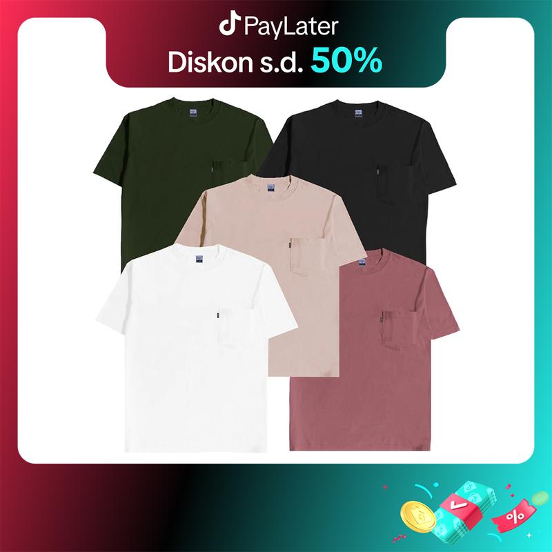 Otsky Kaos Unisex Pocket Cotton Combed 24s Tshirt Vol 1 - Shop | Tokopedia