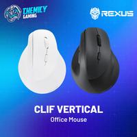 Jual Rexus Clif Vertical Wireless Ergonomic Mouse Pixart 3212 2.4GHz ...