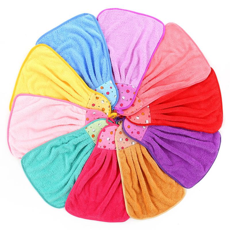 Kitchen Cloth Soft Water Absorption Dishcloths Candy Colors Hanging ...
