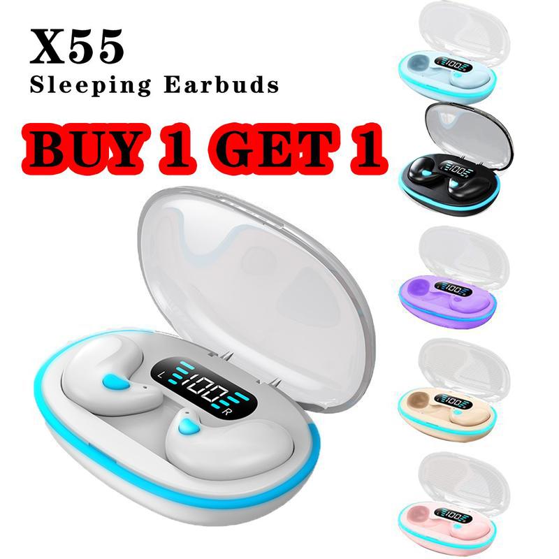 X55 Mini Sleeping earbuds waterproof bluetooth ENC Noise Reduction ...