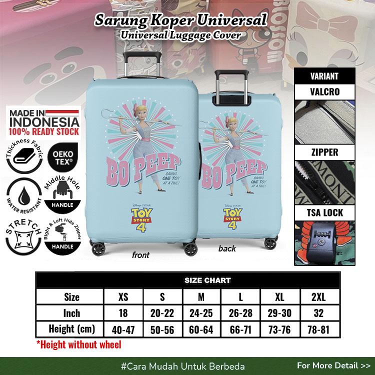 Sarung Koper Bo Peep Toy Story 4 Disney Pixar Luggage Cover Pelindung ...