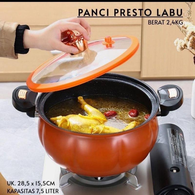 Bisa CoD Panci Presto Viral Labu Besar Kapasitas 7.5 Liter Cooker ...