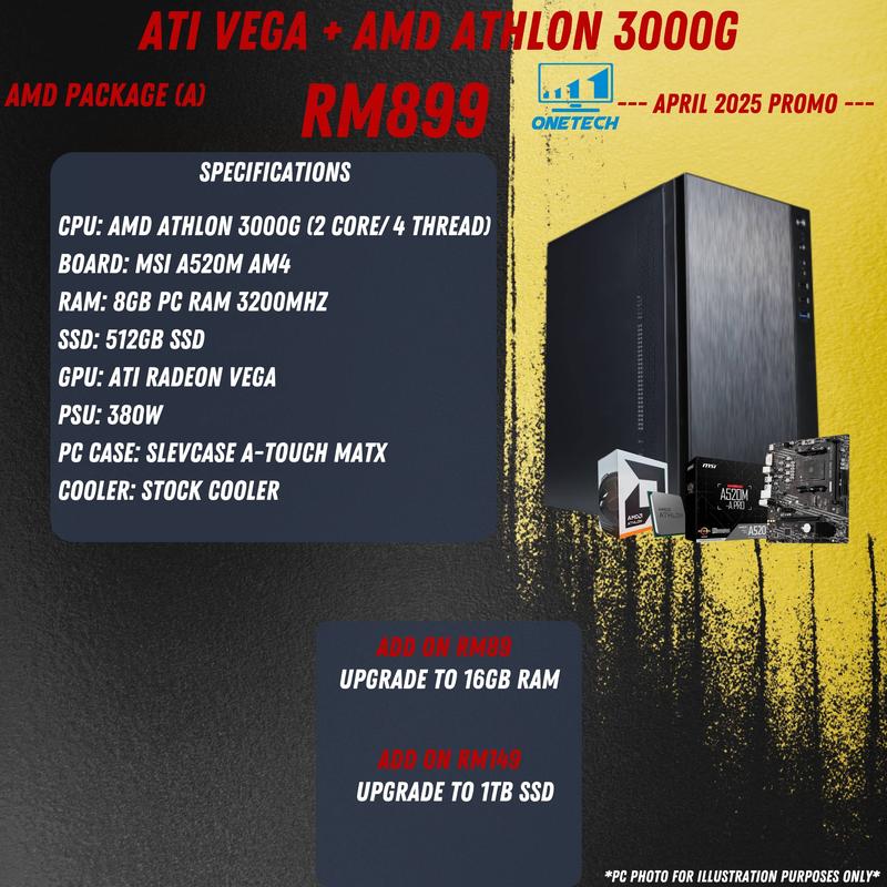 Gaming PC / Custom PC AMD Set Package (AMD Ryzen 3/R5/R7/AMD - TikTok ...