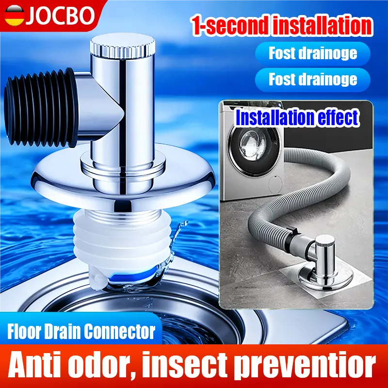 JOCBO Washing Machine Floor Drain Dedicated Drainage Connector and ...