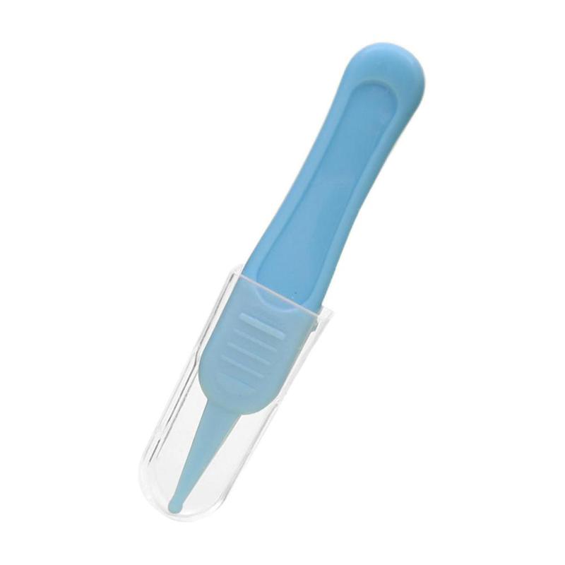 1PC Newborn Safety Safe Care Infant Ear Nose Navel Tweezers Pincet ...