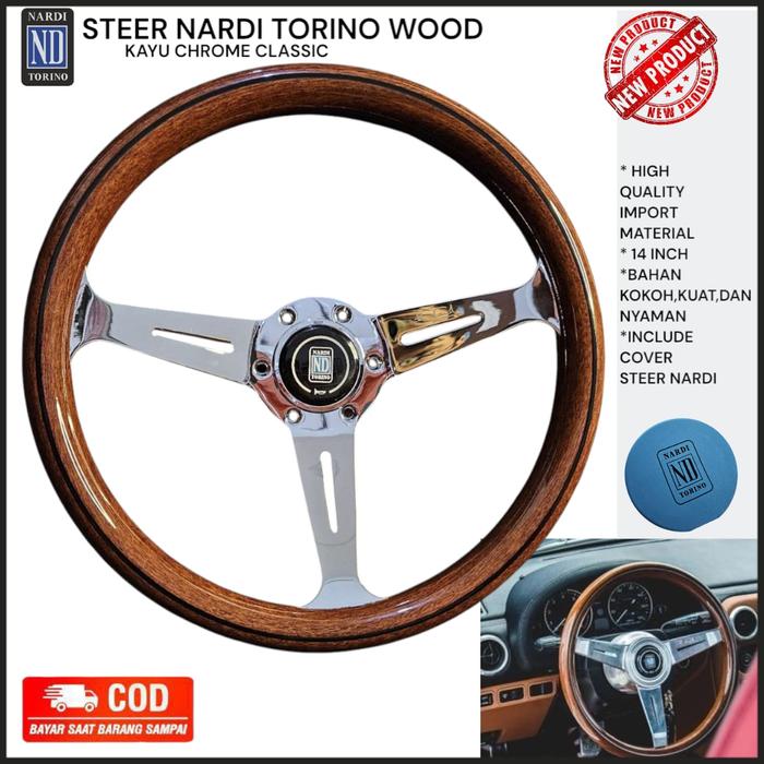 Jual Stir nardi torino classic kayu wood bahan premium import - Jakarta ...