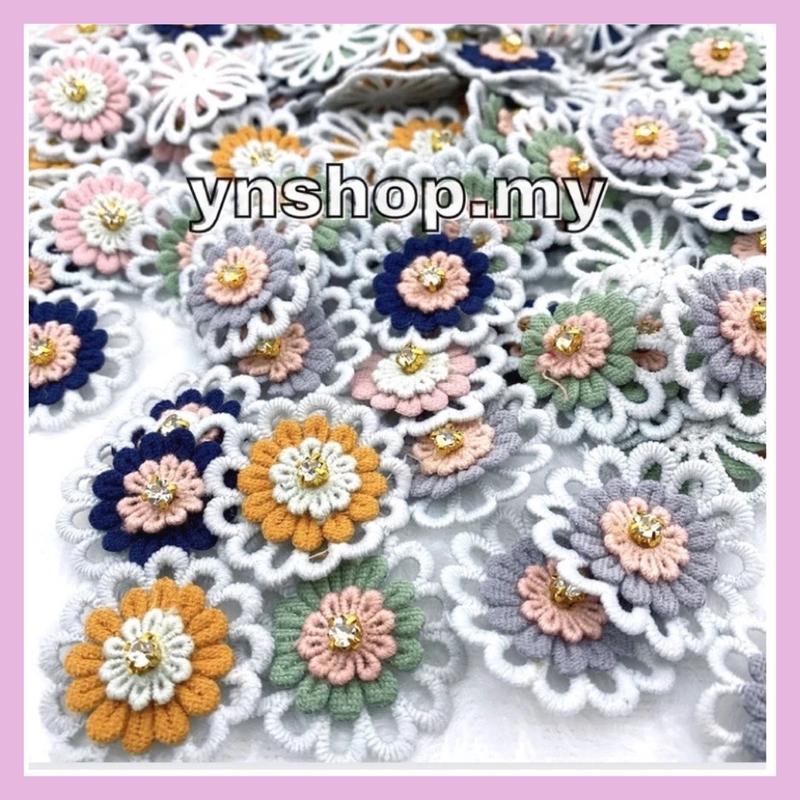 [10pcs]Bunga Tampal 3D Untuk Decor Baju - TikTok Shop Malaysia