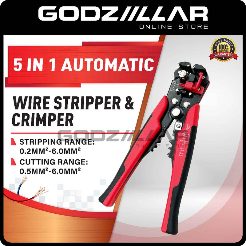 (Precision Matters) 5IN1 / 4IN1 Red Multipurpose Automatic Wire ...