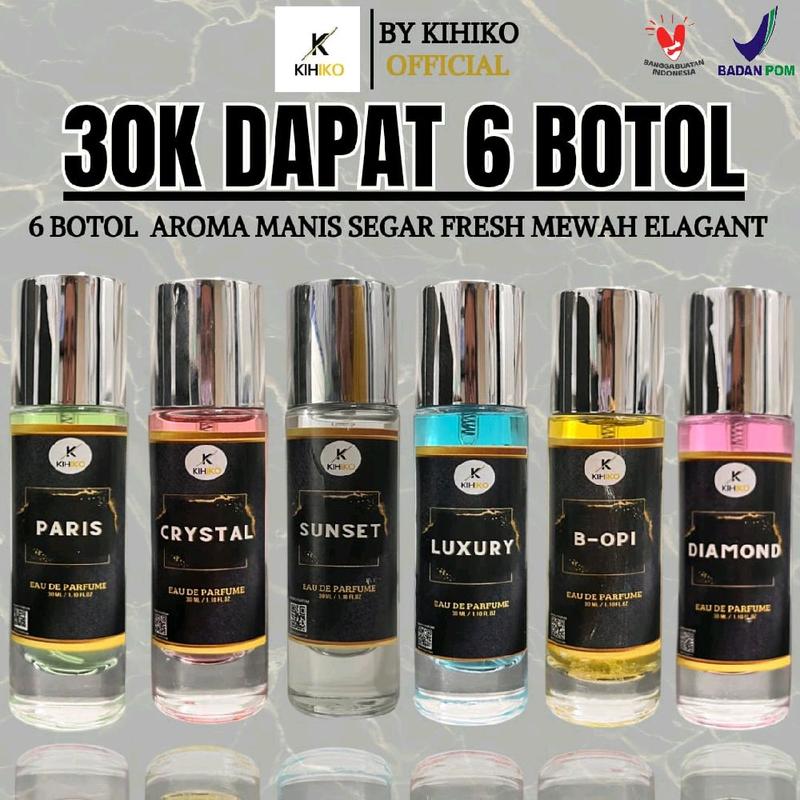 [BPOM] Kihiko Parfum 30ML Eau De Parfume - Paket 6 Botol - Shop | Tokopedia