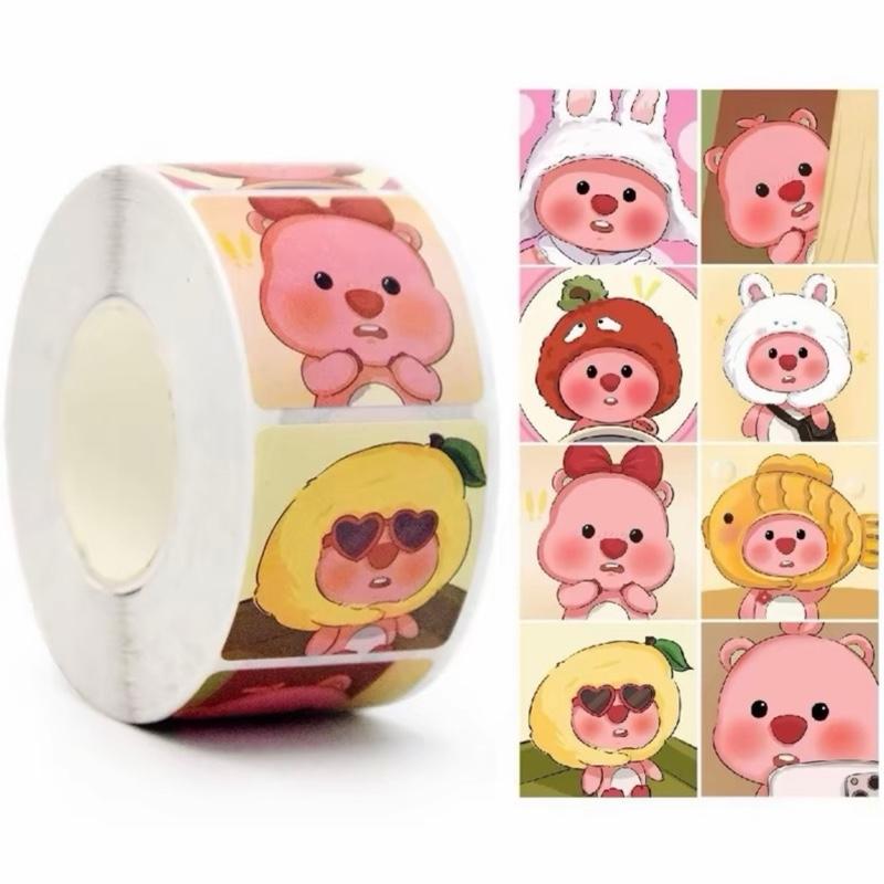1k- Tách lẻ 100 hình dán sticker LOOPY VUÔNG BN8 mico batter - TikTok ...